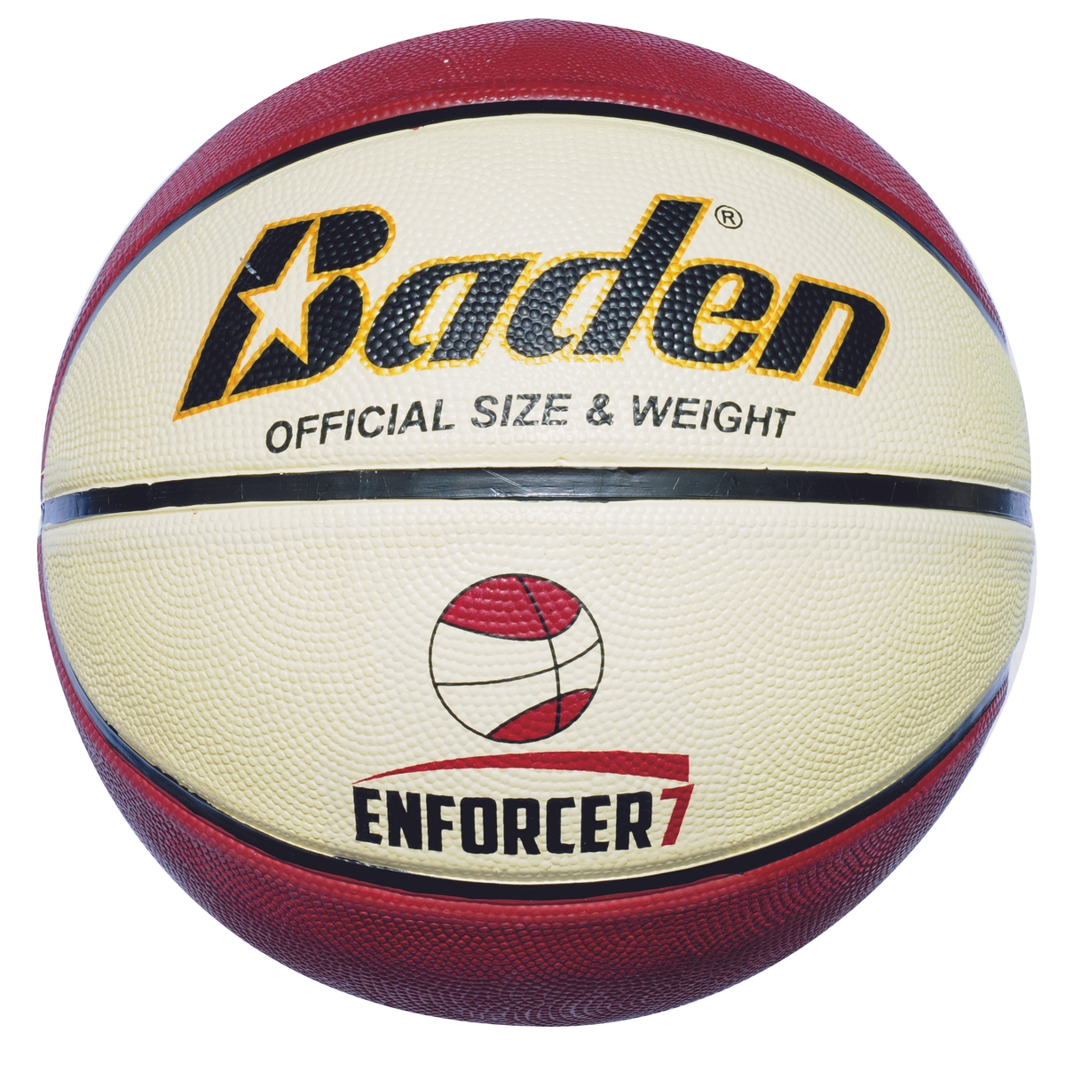 Baden Enforcer Basketball - Tan/Cream - Size 7 | HC1013555 | Findel ...