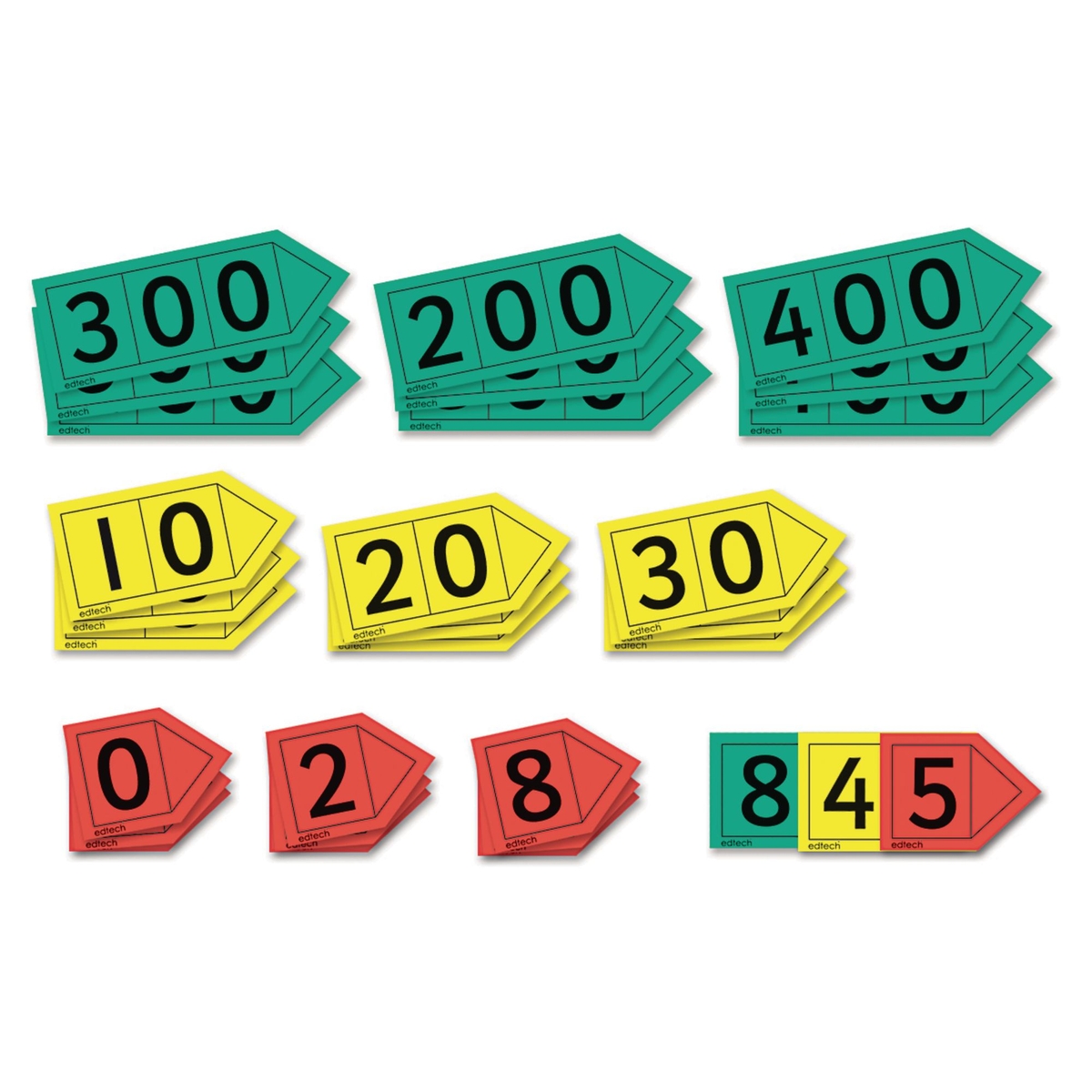SPACERIGHT Place Value Arrow Cards - Pupil | A363460 | AtoZ Supplies