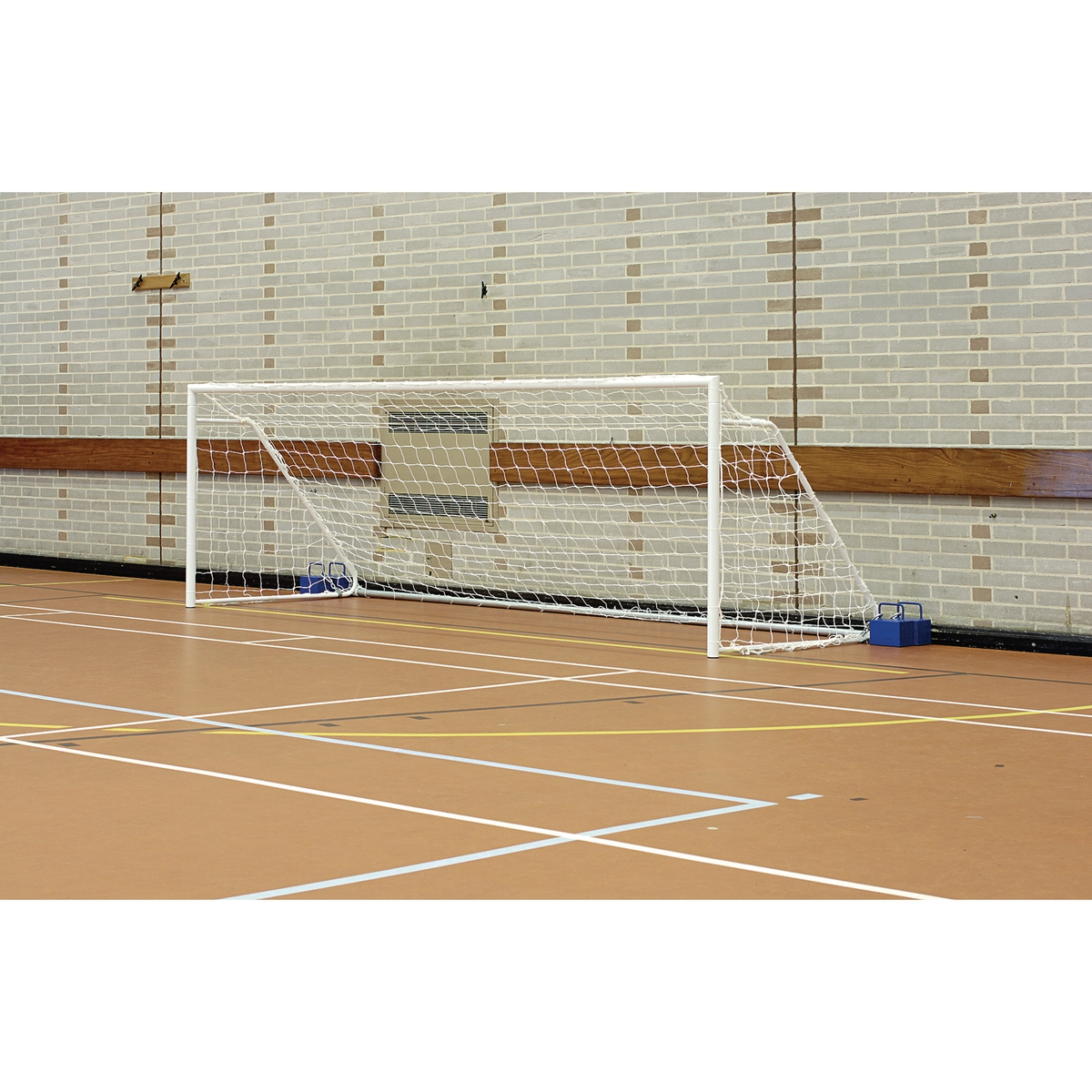 Harrod Sport Fold-Away Five-A-Side Goal - White - 12 x 4ft - Pair ...