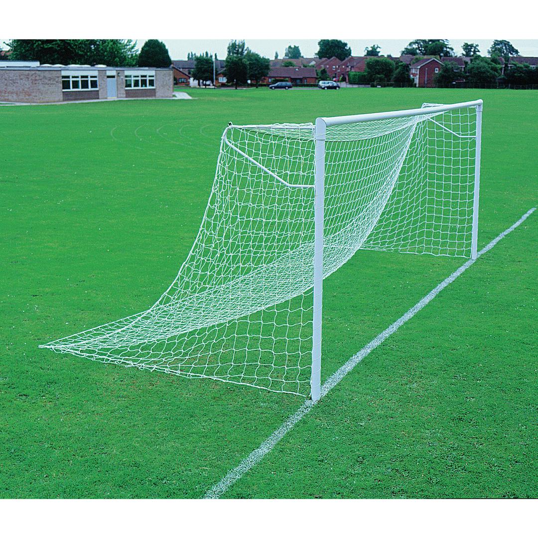 Harrod Sport Heavyweight Socketed Goal - White - 21 x 7ft (Junior ...