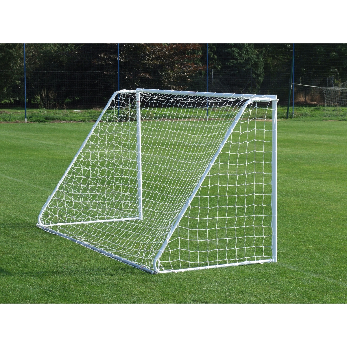 Harrod Sport Mini Soccer Goal- White - 12 x 6ft - Pair | HE1011170 | Hope