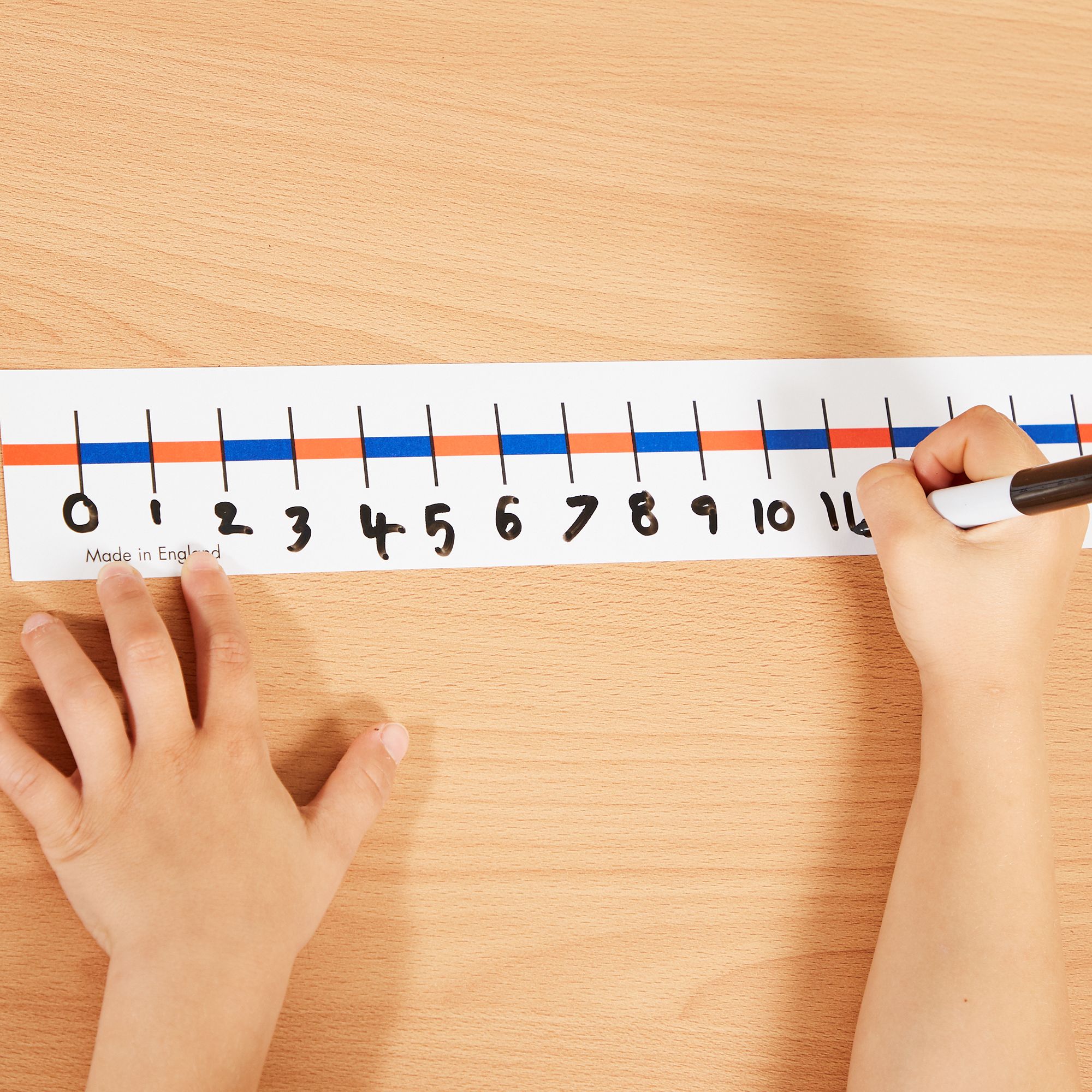 HC166926 - Blank Table Top Number Line - 0 to 20 - Pack of 10 | Findel ...