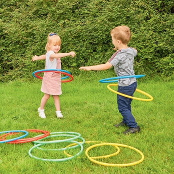 PPED74106 - Hula Hoop - Green - 460mm | Davies Sports
