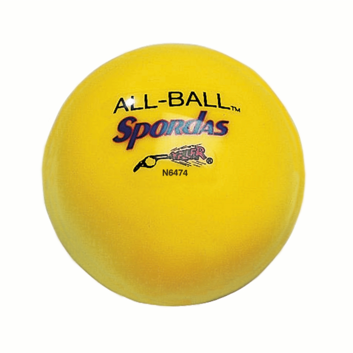 Spordas All-Balls - Yellow - 100mm - Pack of 12 | PPEH68089 | Davies Sports