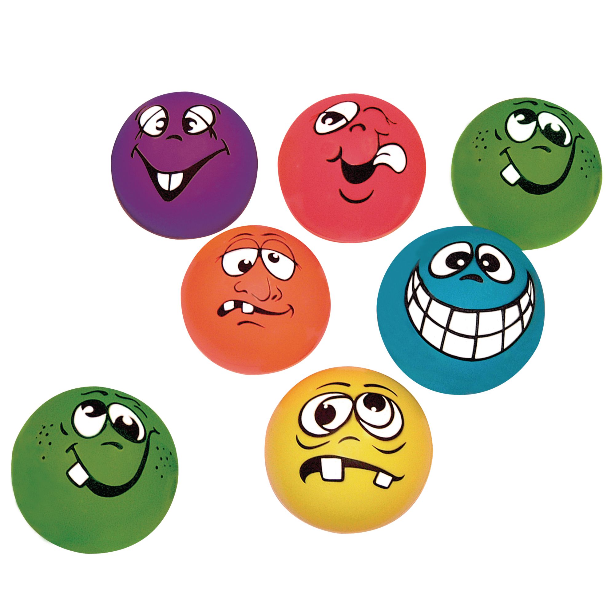 PPEL19409 - Funny Face Balls - Assorted - Pack of 6 | GLS Educational ...