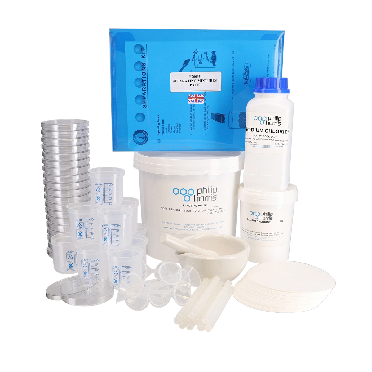 Philip Harris Separating Materials Kit | HC192419 | Findel International