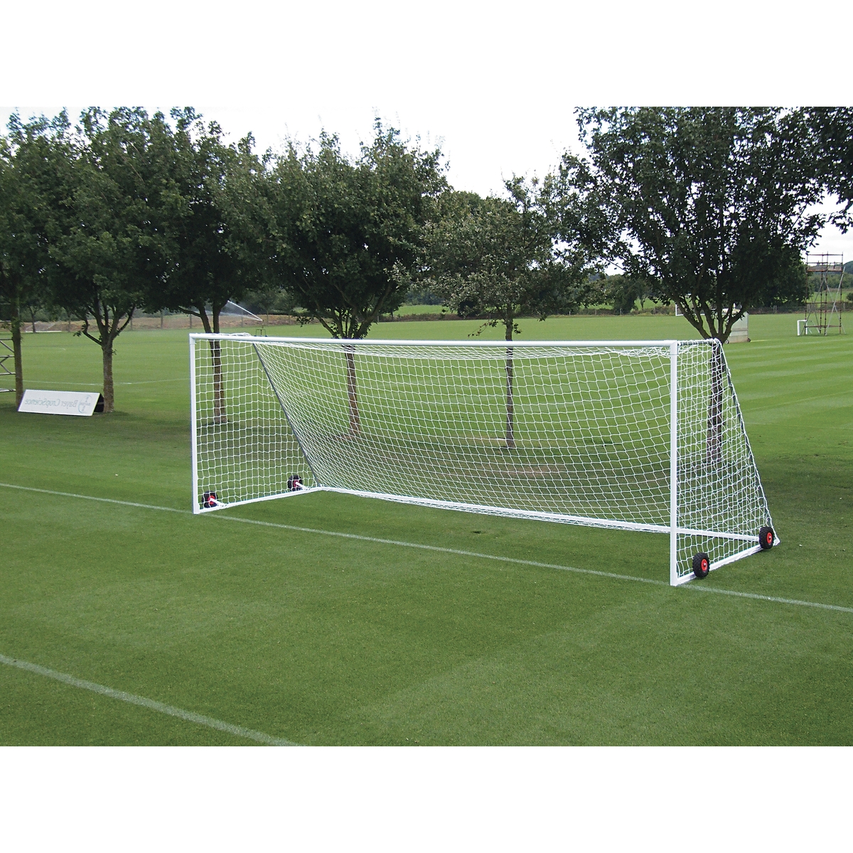 Harrod Sport Heavyweight Freestanding Goal - White - 24 x 8ft (Senior ...