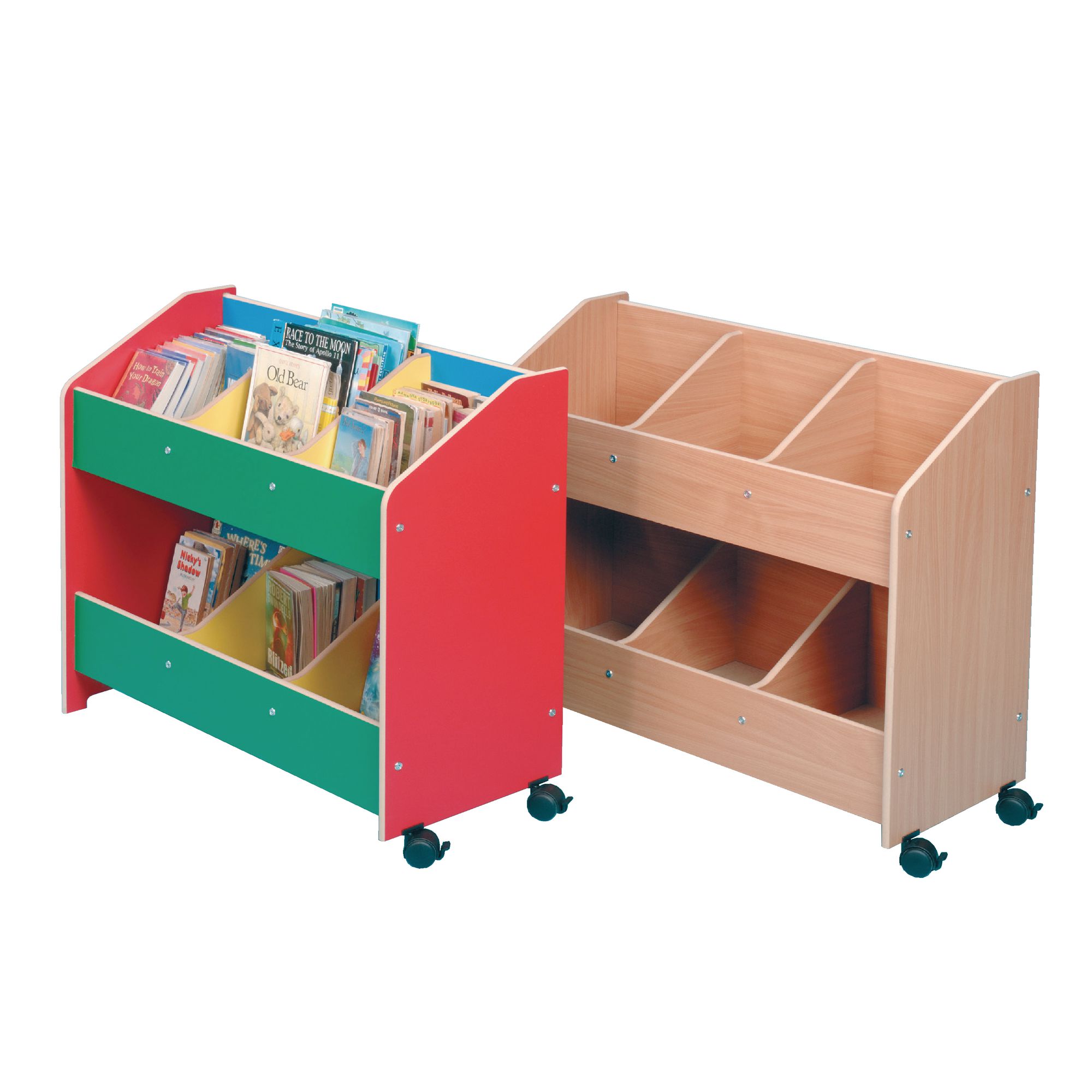 HC48840922 - Mobile Book Stand - Maple | Findel International