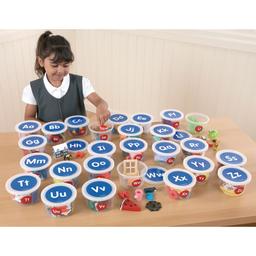 Lakeshore Alphabet Sounds Teaching Tubs - Pack of 26 | HE1004140 | Hope