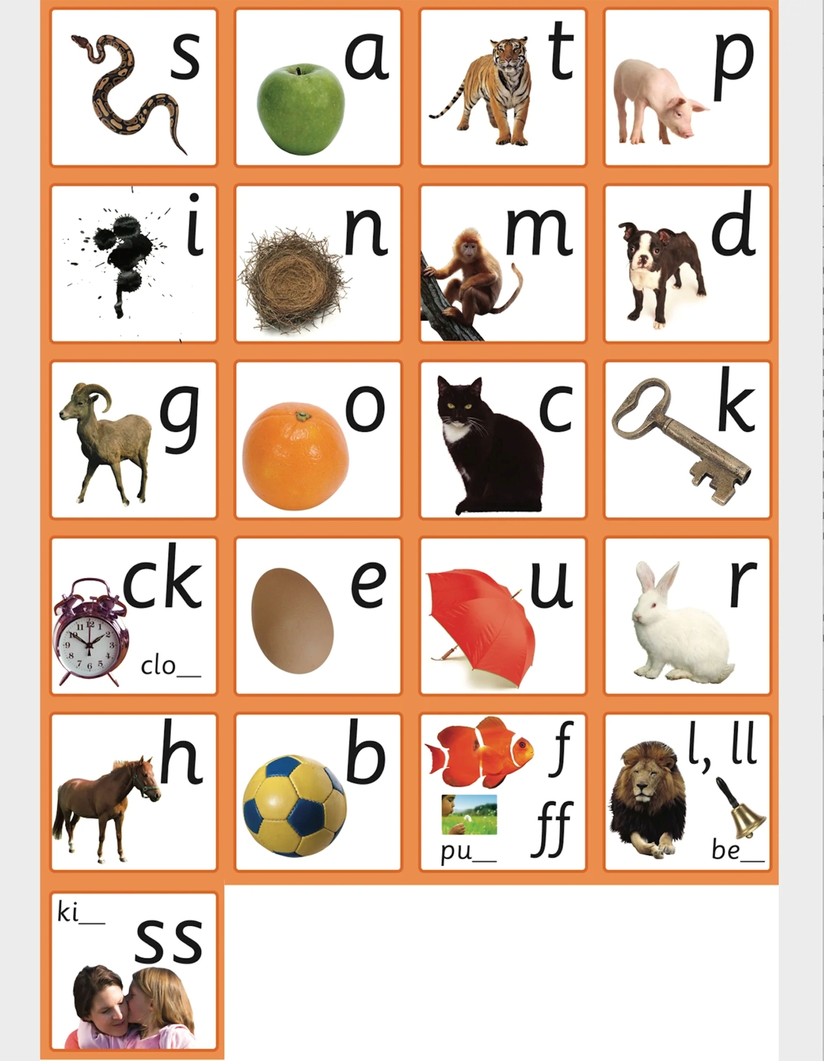 SMART KIDS Phonics Frieze - Phase 2 | HE1004252 | Hope