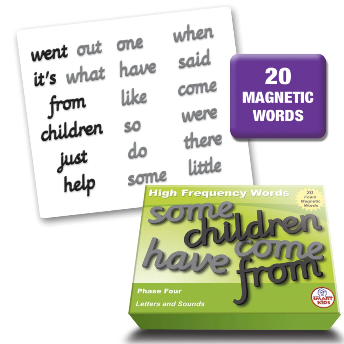 SMART KIDS Magnetic Foam High Frequency and Tricky Words - Phase 4 ...