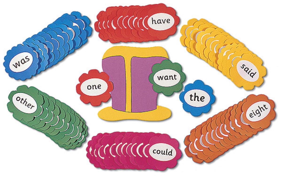 Jolly Phonics Tricky Word Wall Flowers | HC1004515 | Findel International