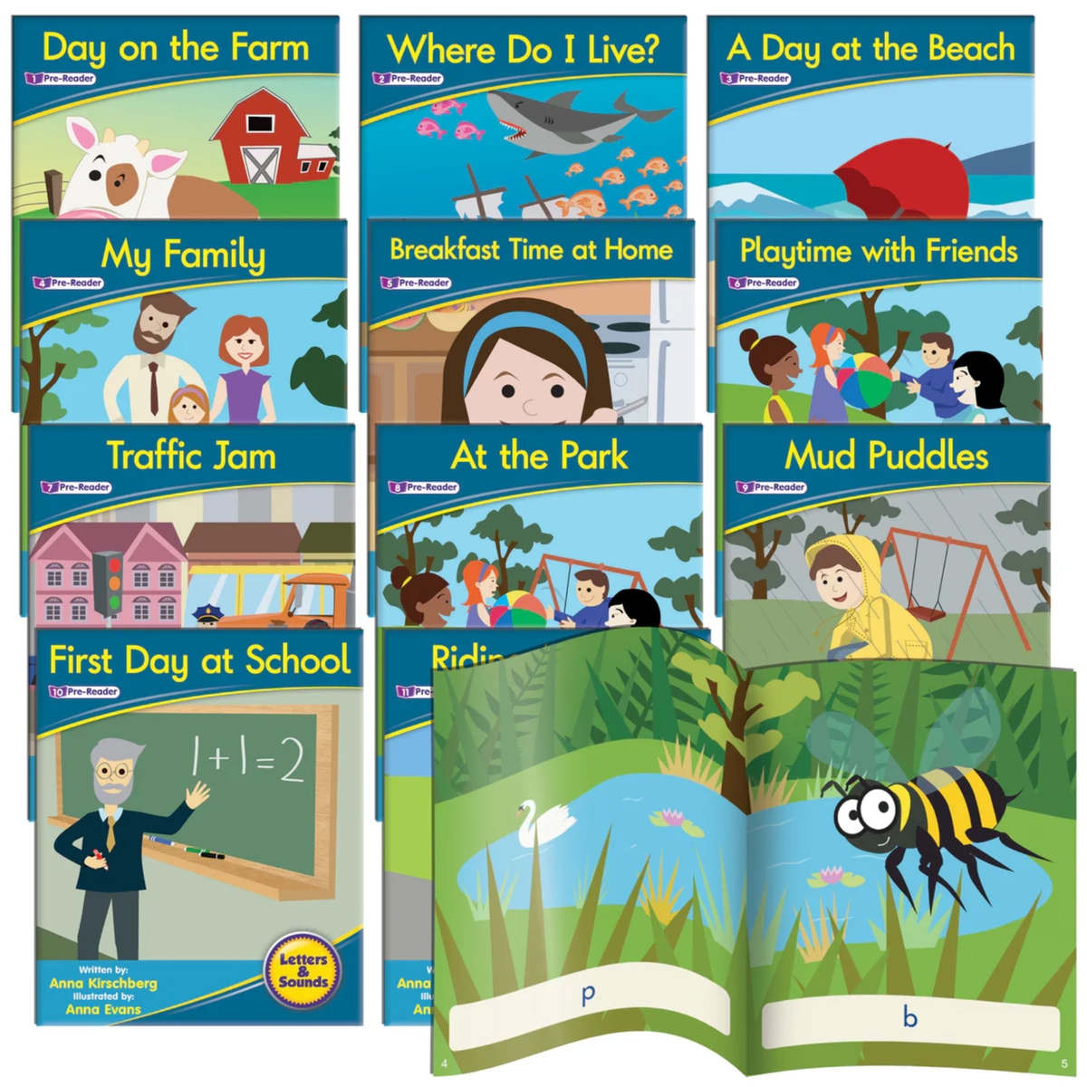 Decodable Readers Fiction Book Pack - Phase 1 - Pack of 12 | HC1867614 ...