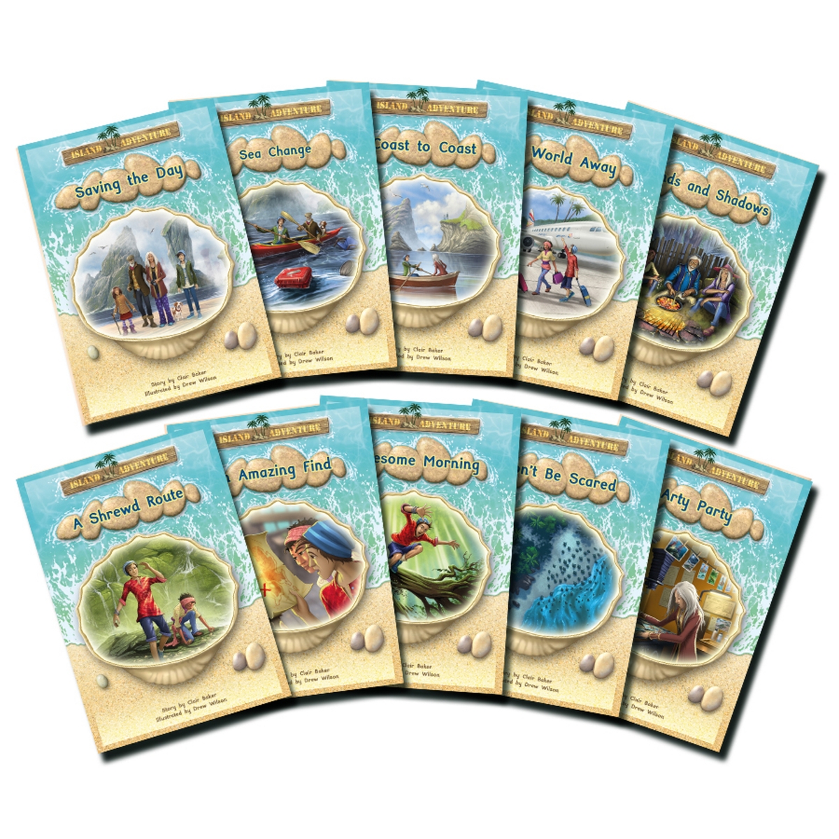 Island Adventure Series Catch-Up Reading Books - Pack of 10 | HC1871446 ...