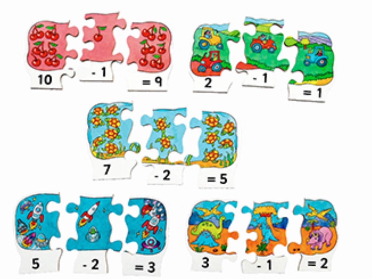 Just Jigsaws Sum Fun Subtraction Jigsaw Puzzles - Pack of 10 ...