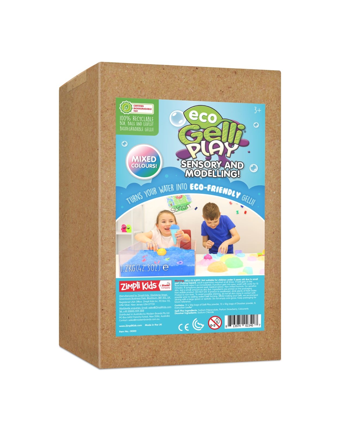 ZimpLi Kids Gelli Play - White/Green/Blue/Pink | HC1860503 | Findel ...
