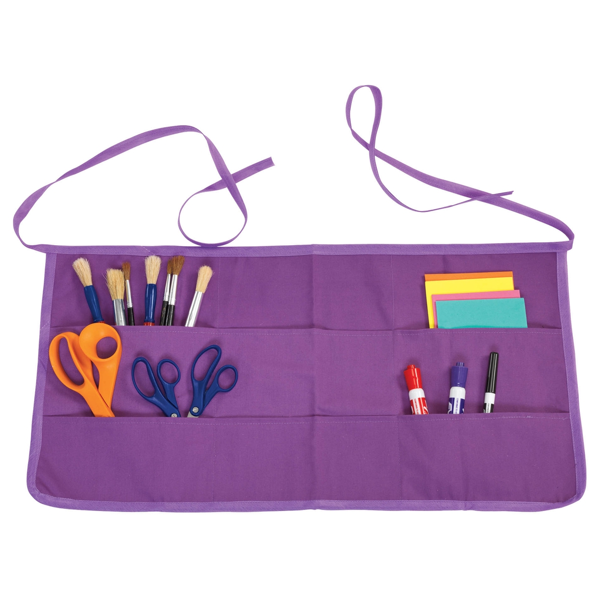 All-Purpose Cotton Teacher Utility Apron - Purple | HC1866944 | Findel ...