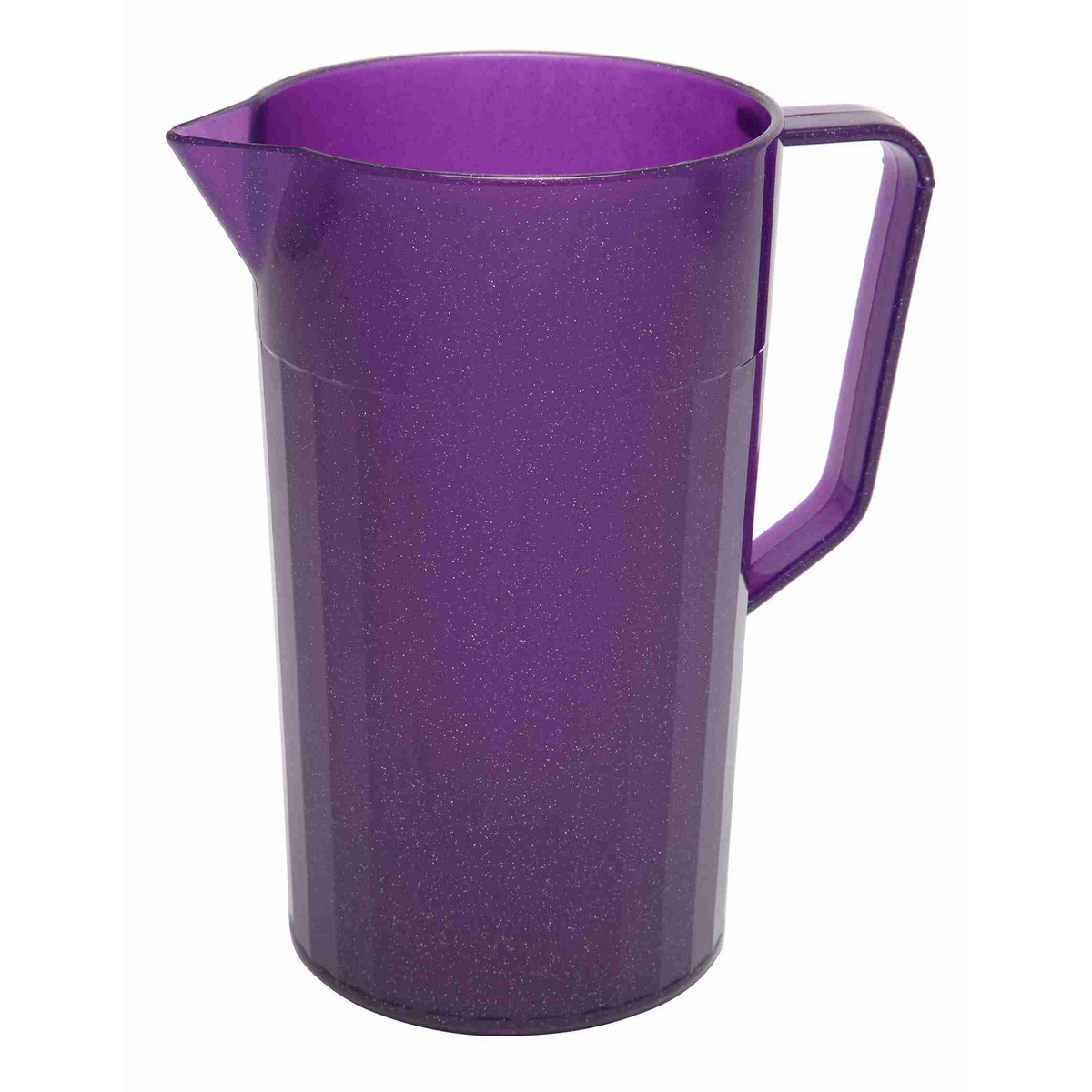 Purple Sparkle Polycarbonate Plastic Jug - 1.1L | G1867938 | GLS