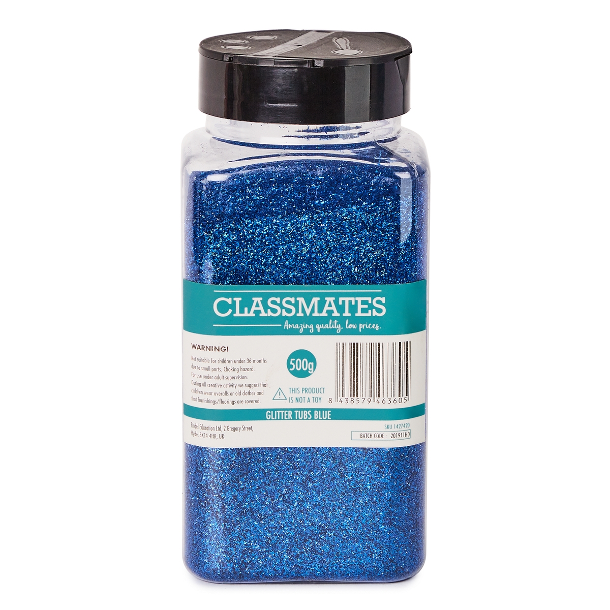 Classmates Glitter - Blue - 500g | HC1370776 | Findel International