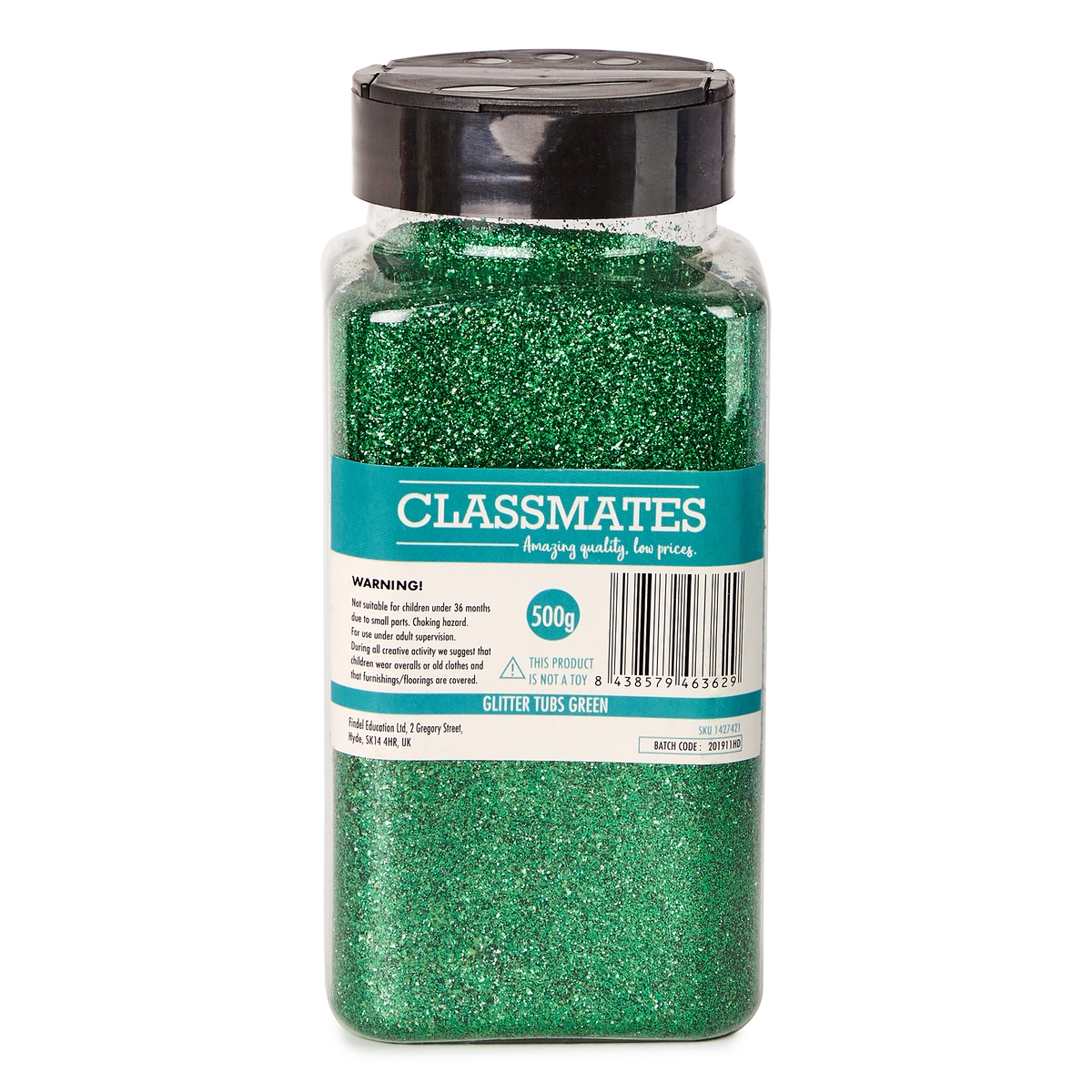 Classmates Glitter - Green - 500g | HC1370778 | Findel International