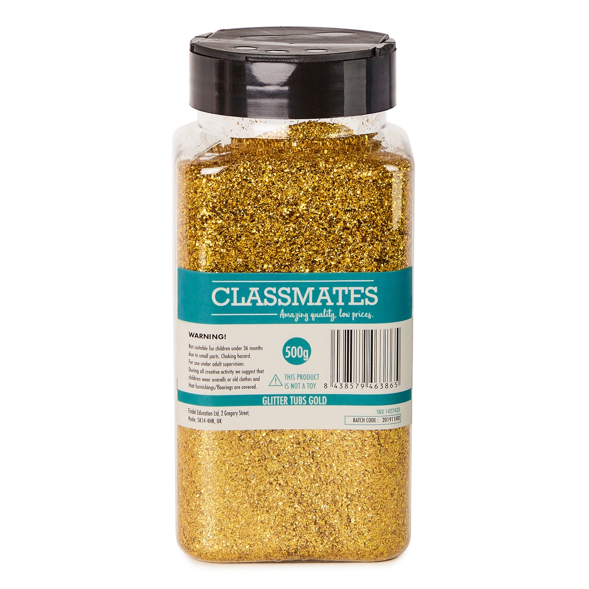 Classmates Glitter - Gold - 500g | E177352 | Spa4Schools