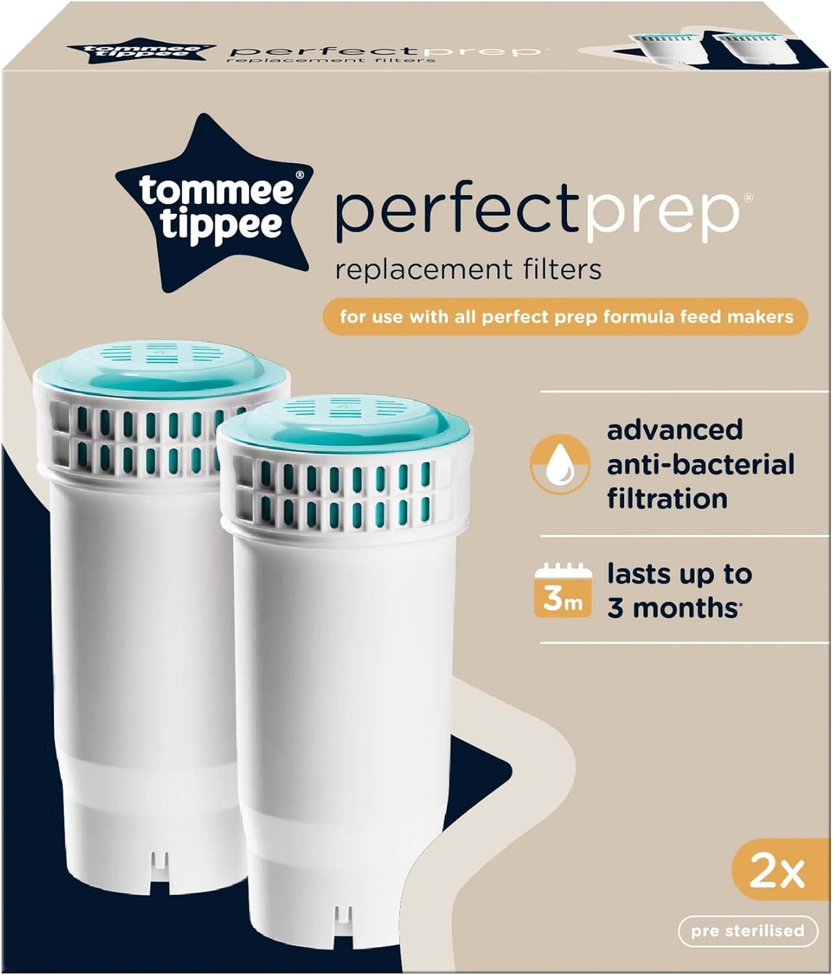 tommee tippee Perfect Prep Replacement Filter - Pack of 2 | HC1878694 ...