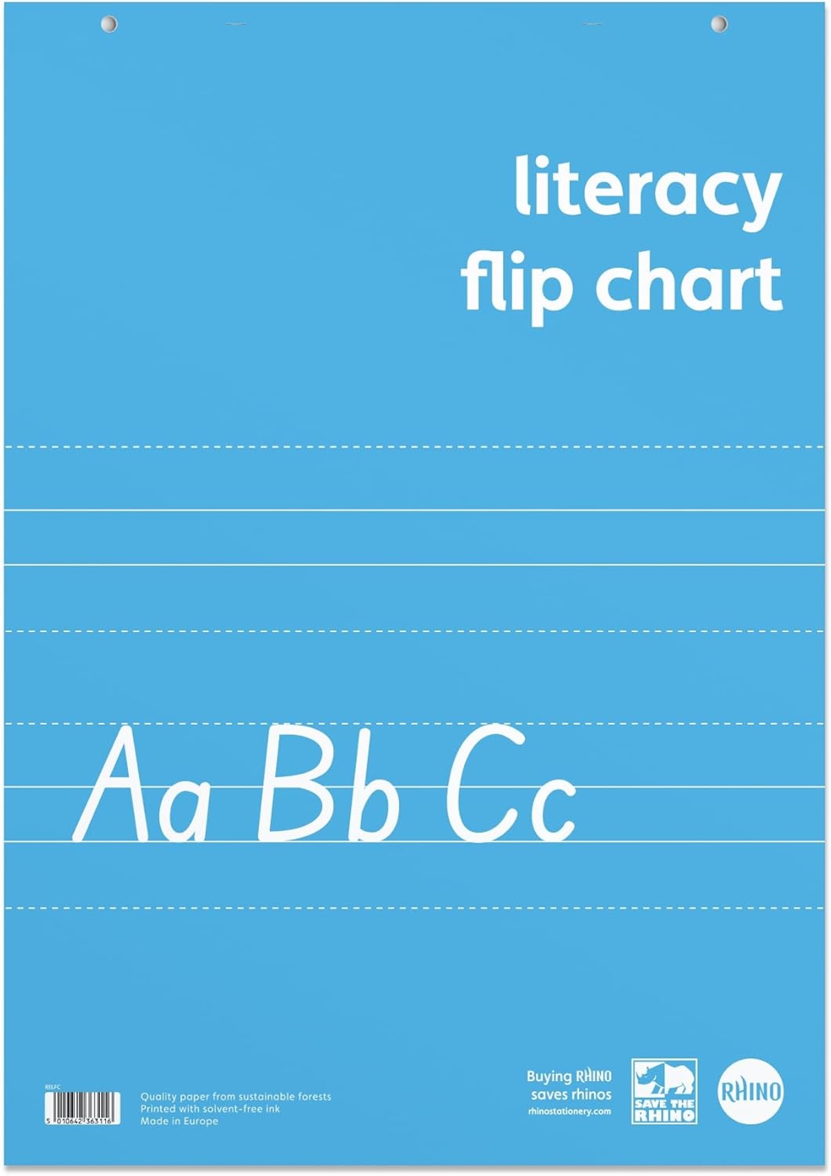 RHINO Literacy Flipchart Pad - A1 - Pack of 5 | HC310121 | Findel ...