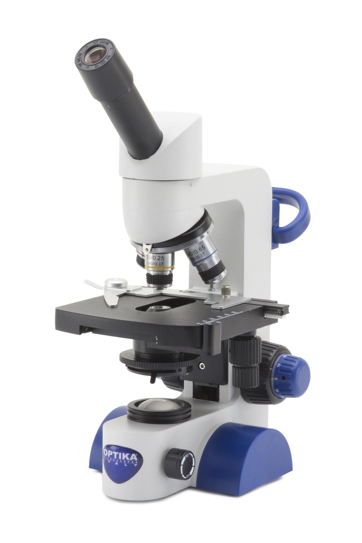 OPTIKA B-62 Monocular Brightfield LED Cordless Microscope - 400x ...