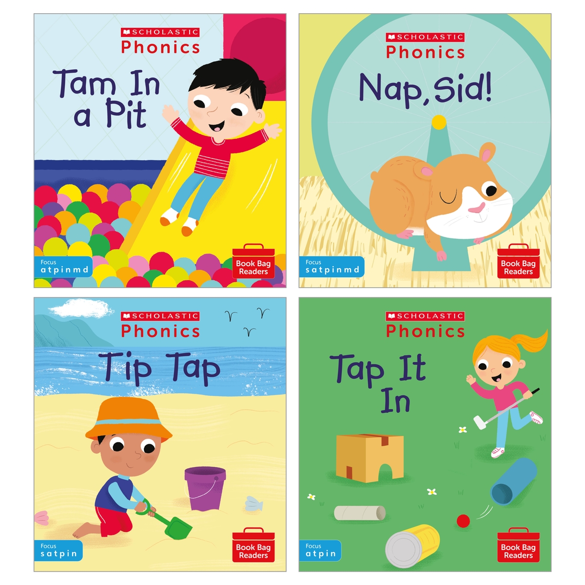 SCHOLASTIC Phonics Book Bag Readers - Starter Pack 1 | HP00050493 | Hope