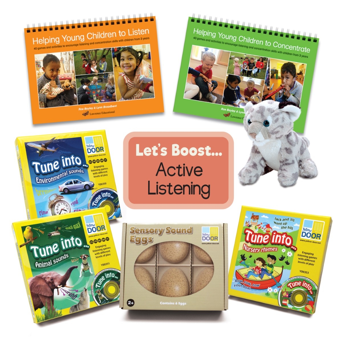 Yellow Door Let's Boost… Active Listening Kit | CP00050525 | Findel ...