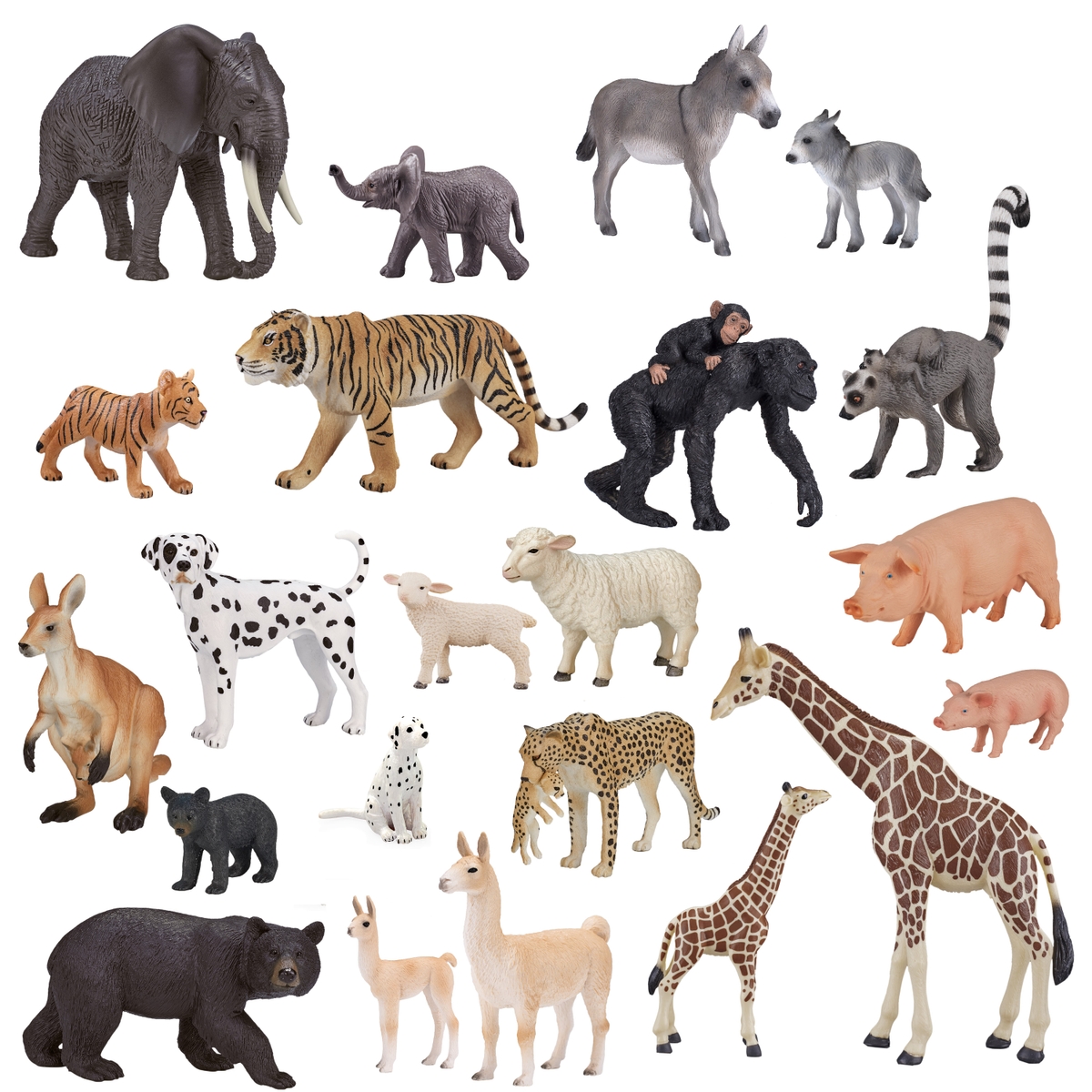 Wild Animals and their Young Set from Hope Education - Pack of 22 ...