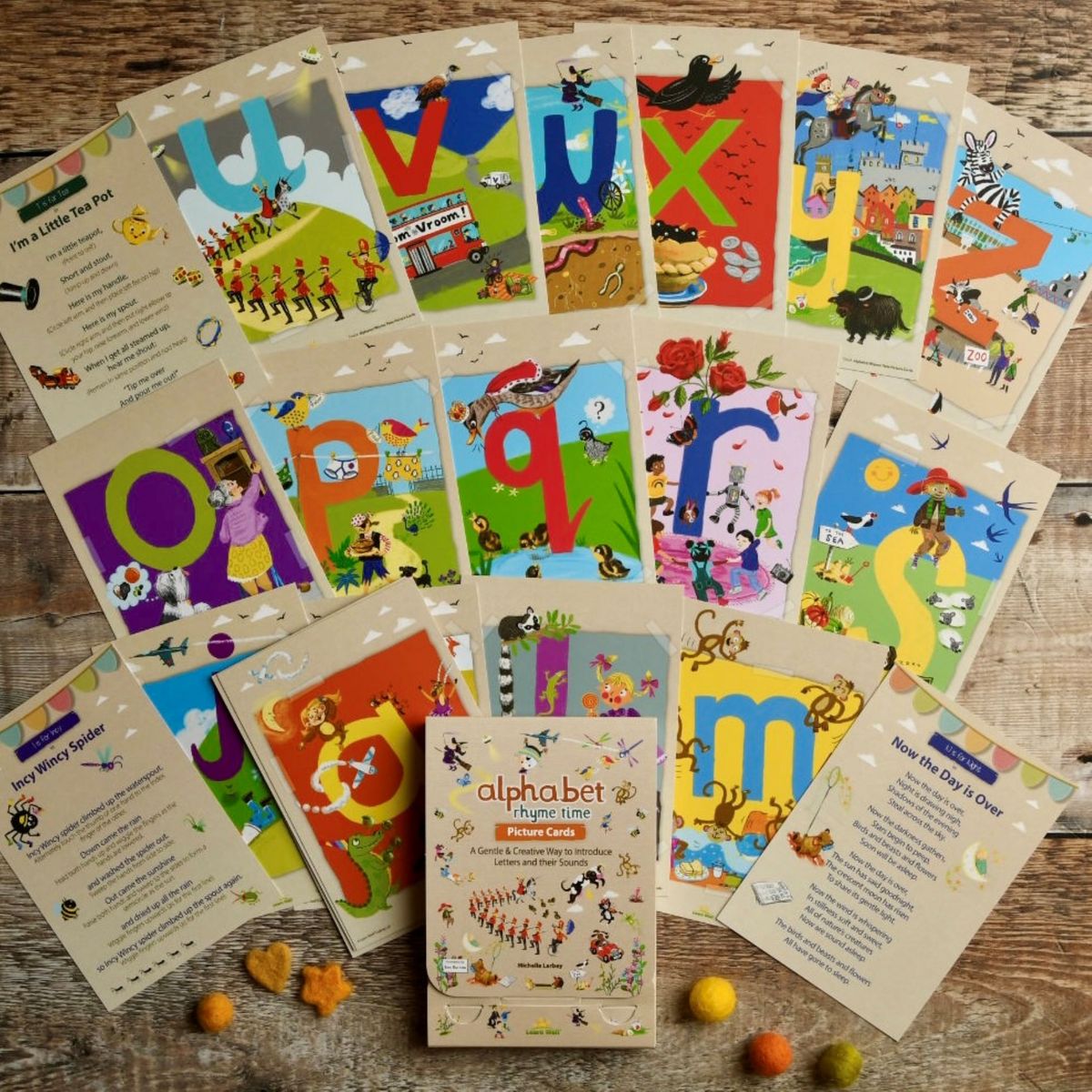 Learn Well Alphabet Rhyme Time Picture Cards | LP00050642 | LDA Resources