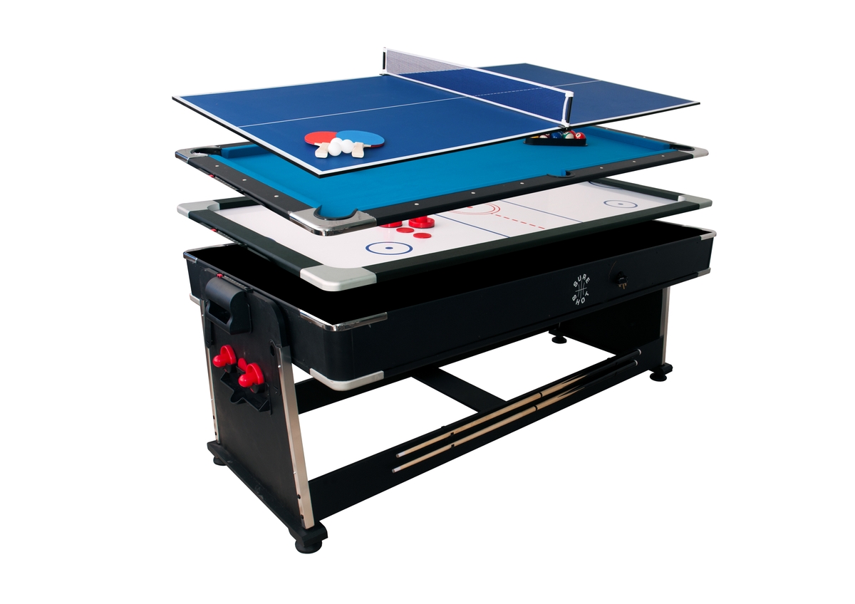 Sure Shot 4-in-1 Multi Game Table - Black -7ft | CP00050826 | Findel ...