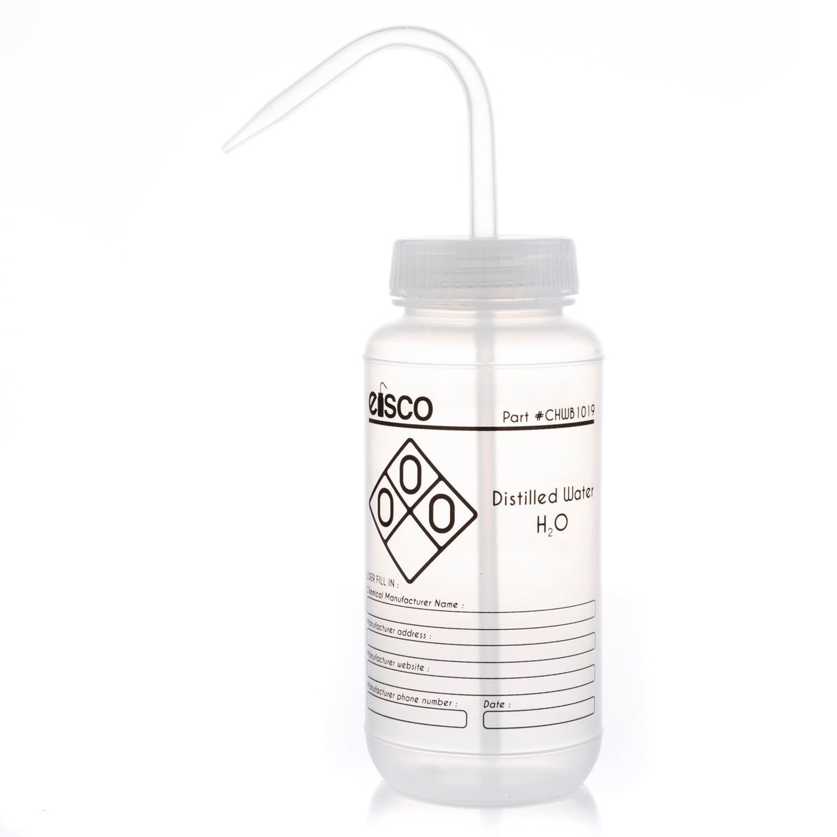eisco Distilled Water Wash Bottle - 500ml | CP00050905 | Findel ...