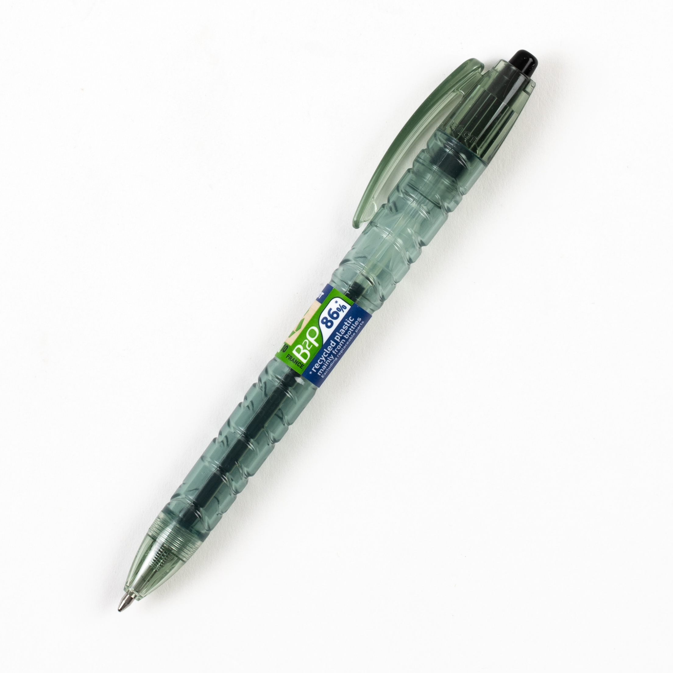 PILOT B2P Ecoball Ballpoint Medium Line Black Pack of 10