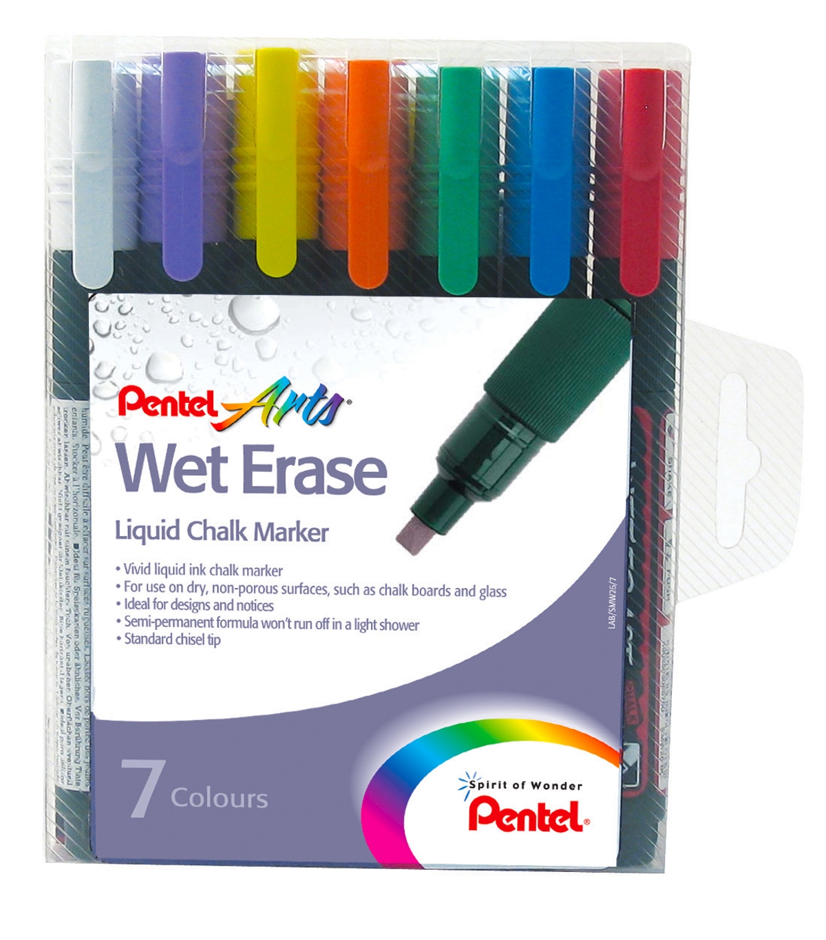 Pentel Chalk Markers - Pack of 7 | CP00051292 | Findel International