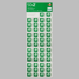 Royal Mail 2nd Class Stamps - Book of 50 | HP00051772 | Hope