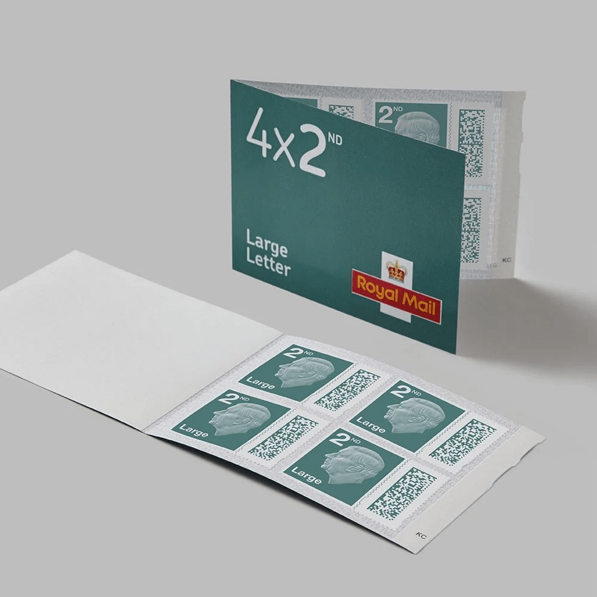 Royal Mail 2nd Class Large Letter Stamp Book of 4 | GP00051777 | GLS