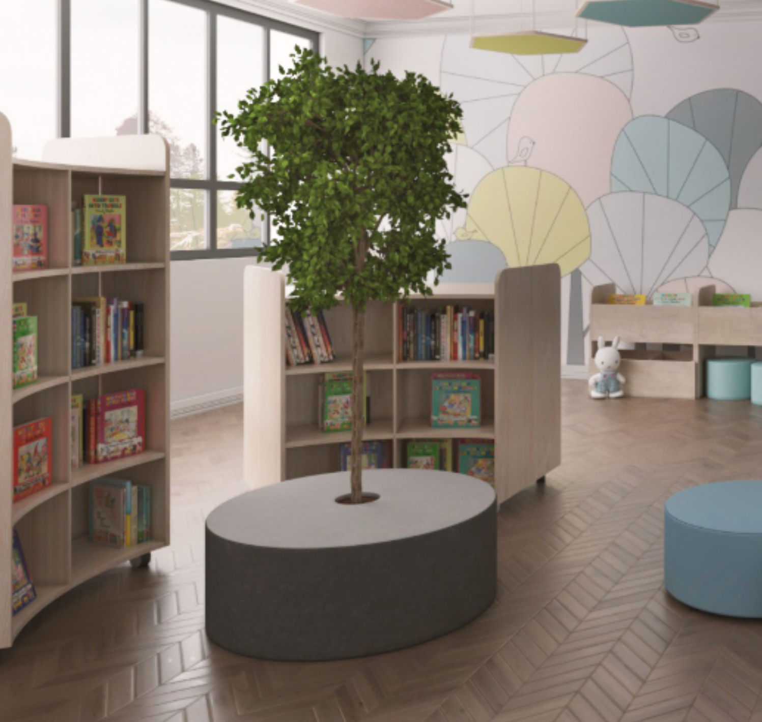 CP00051992 - Maplescape Circular Island Tree Seat from Hope Education ...