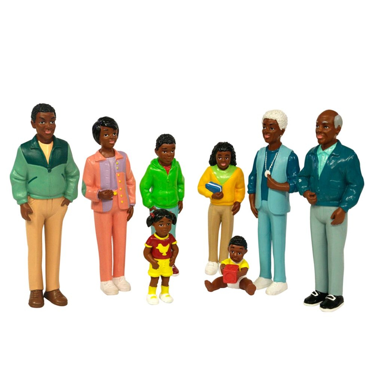miniland Block Play People - Family with Black Skin | CP00053040 ...