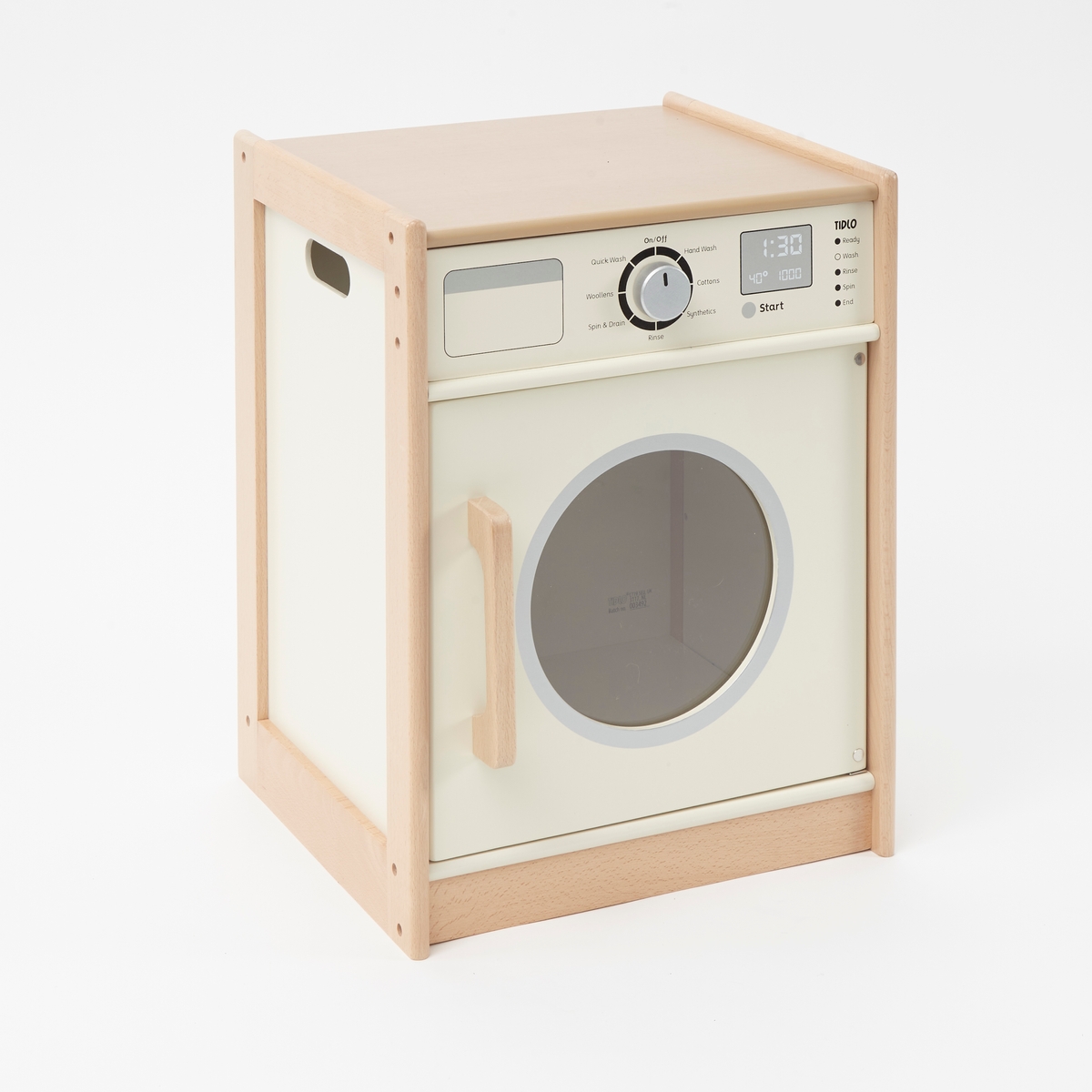 TIDLO White Wooden Washing Machine | CP00053085 | Findel Dryad