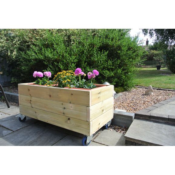 Rectangle Planters Flowers Large Rectangular Wooden Planter With Liner