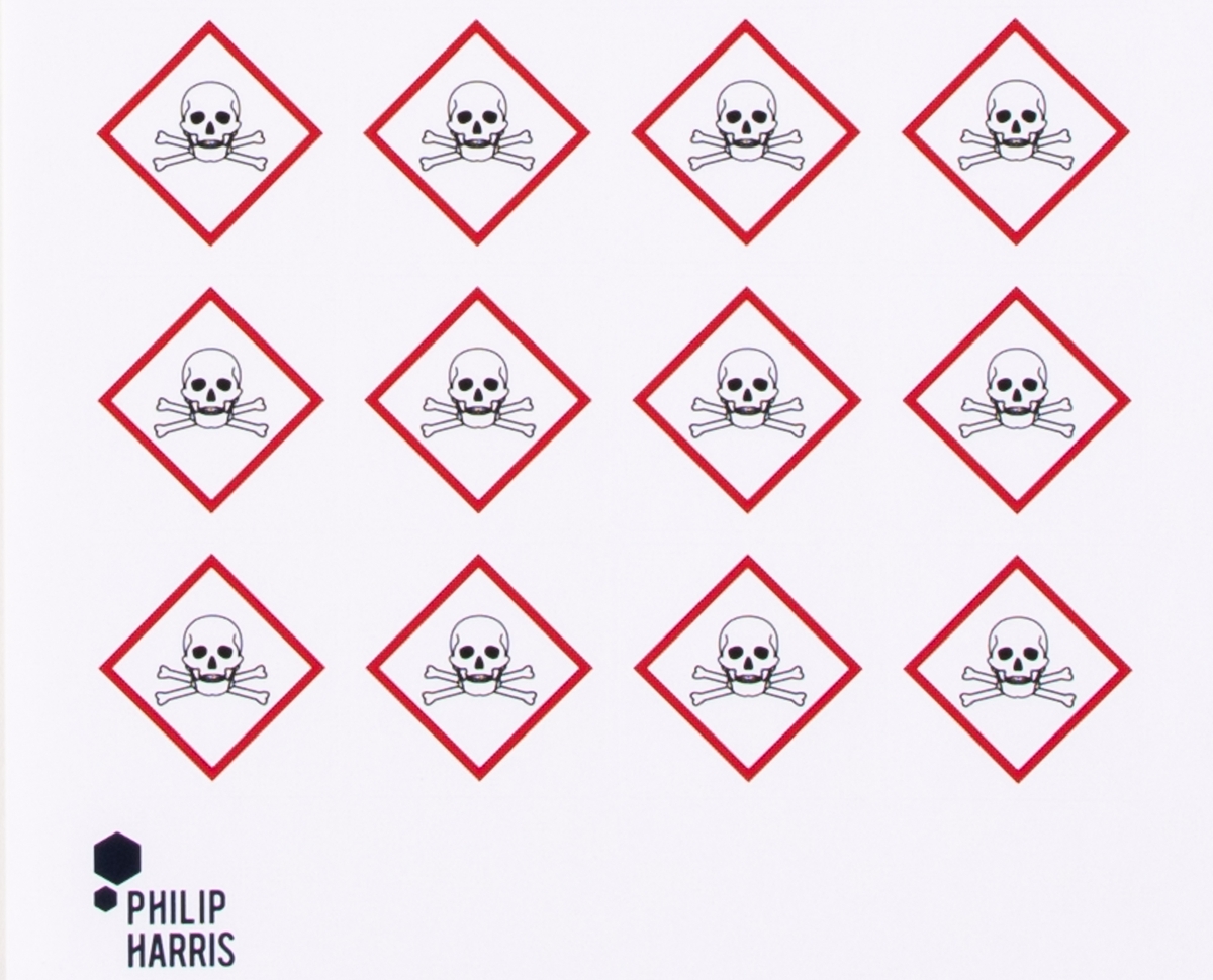 Philip Harris Hazard Warning Labels - Toxicity Category 1-3 / Poisons ...