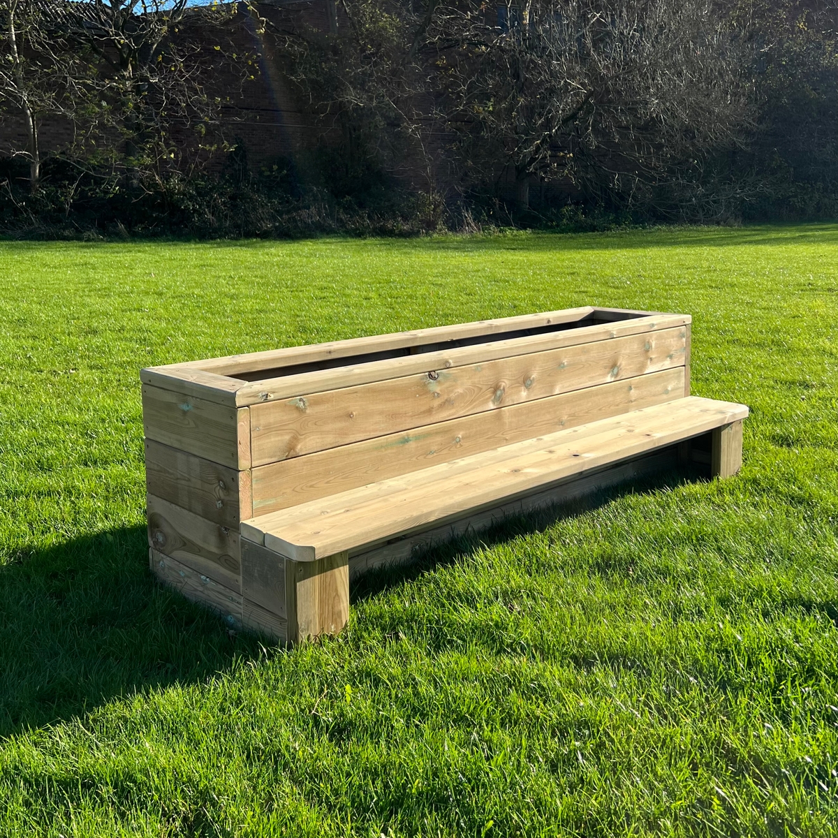 NEWBY LEISURE Outdoor Bench Planter | CP00053639 | Findel International