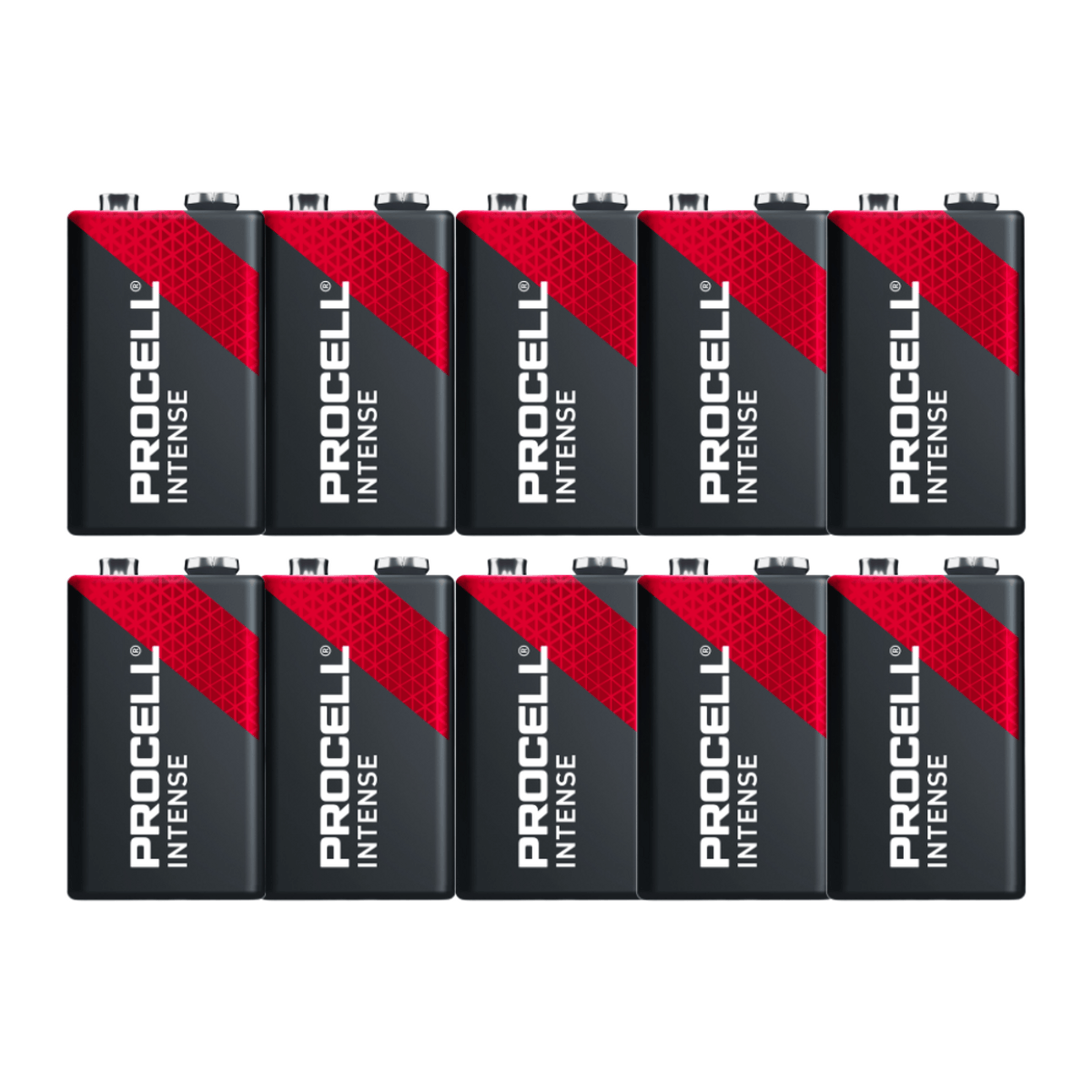 Duracell Procell Intense 9V Batteries - Pack of 10 | GP00053961 | GLS