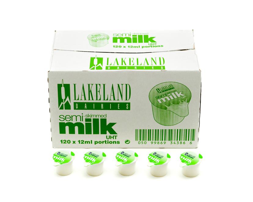 UHT Semi Skimmed Milk Pots 12ml - Pack of 120 | CP00053986 | Findel ...