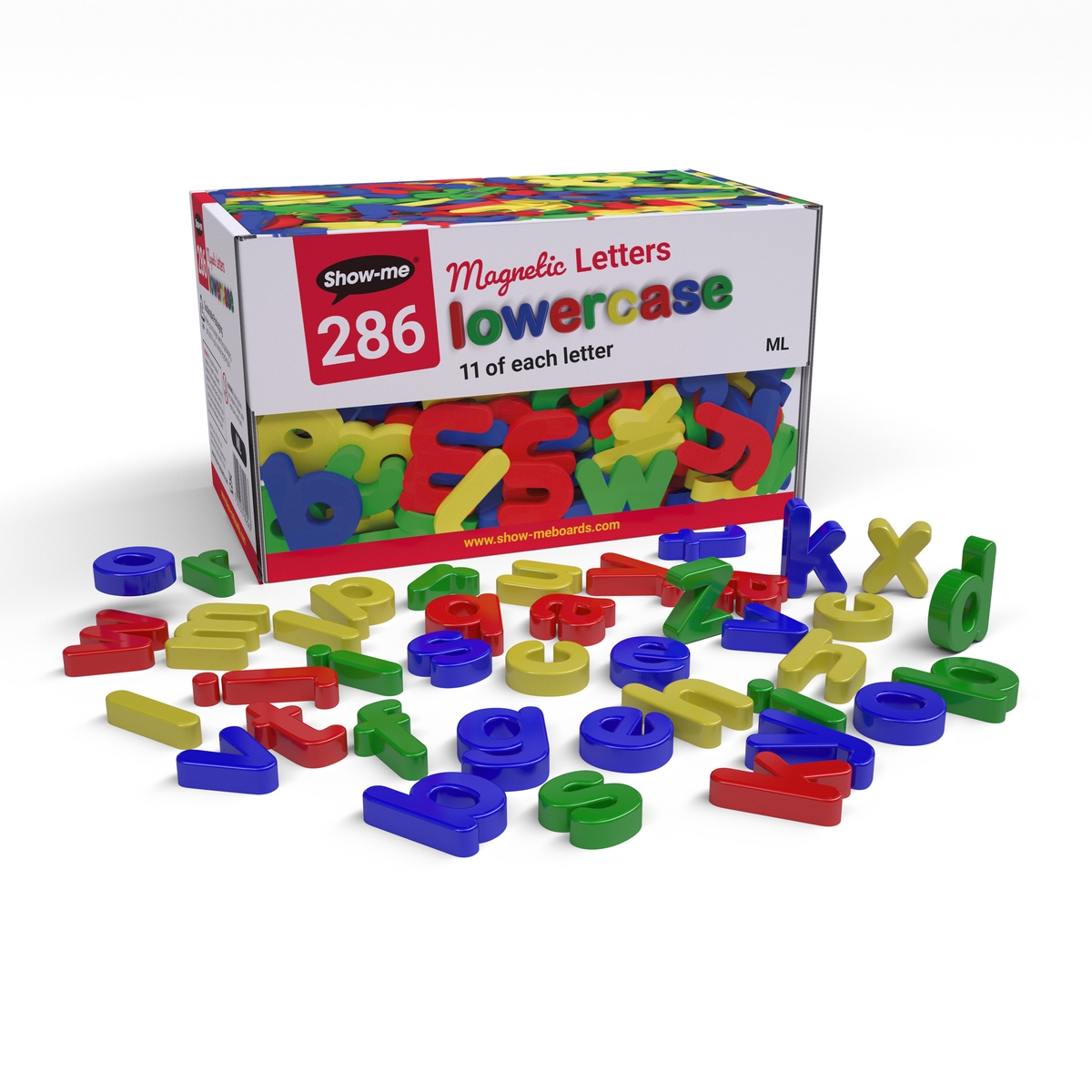 Show-me Magnetic Lowercase Letters - Box of 286 | CP00054016 | Findel ...