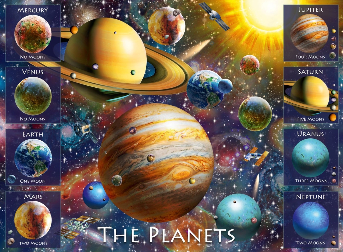 Ravensburger The Planets XXL Jigsaw - 100 Piece | CP00054297 | Findel ...