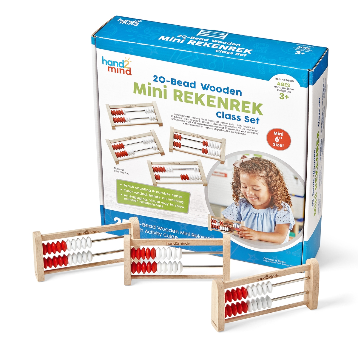 Learning Resources Mini 20-Bead Rekenrek - Set of 25 | HP00054545 | Hope