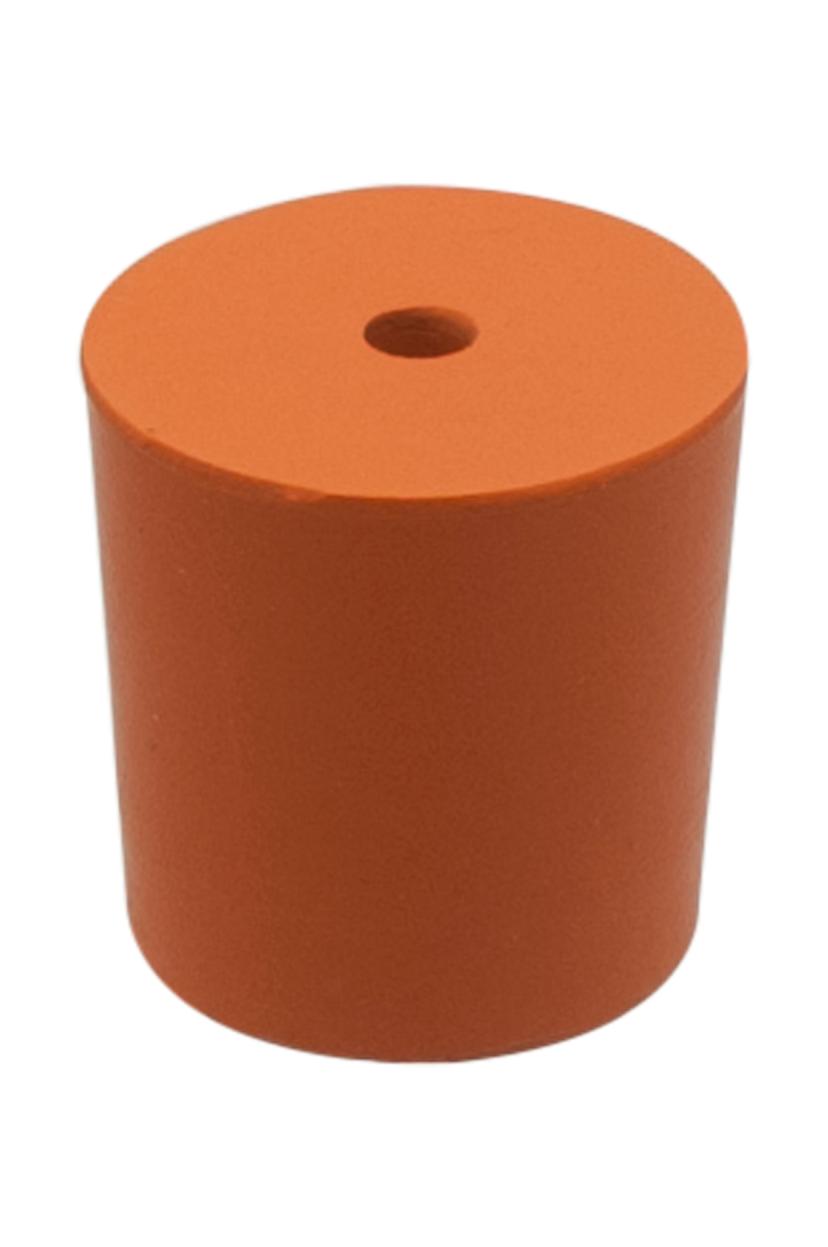 Rubber Stoppers One Hole - Bottom Diameter: 17mm - Pack of 10 ...